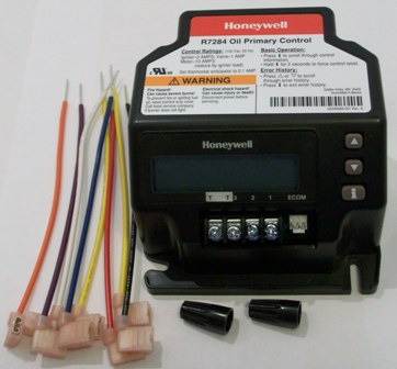 Honeywell R7284U 1004 digital electronic oil primary control