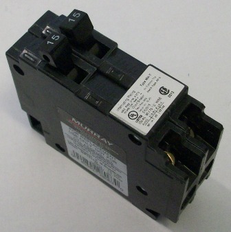 Siemens Q1515NC double single pole 15A breaker