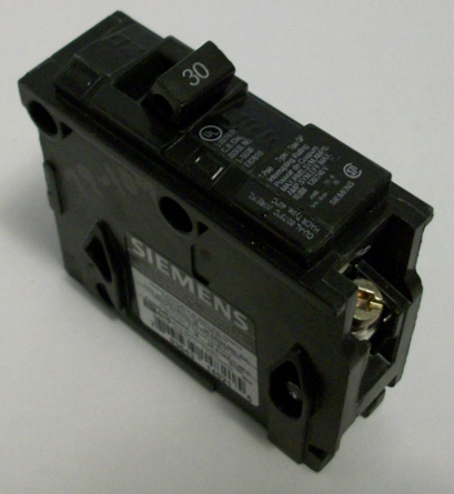 Siemens Q130 30amp single pole breaker