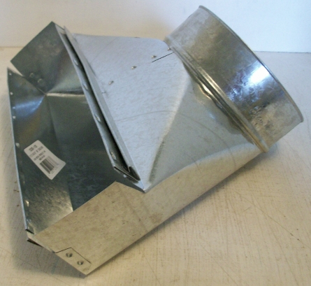 3 1/4 x 12 90 degree stack boot to 6" round