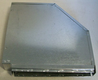 2 1/4 x 12 90 degree horizontal elbow