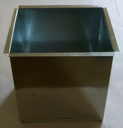 8 x 10 register box, 11" deep, 26 gauge | 53-120