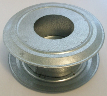 Metal-Fab 3MPT 3" partition thimble | 59-603