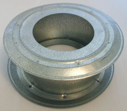 Metal-Fab 4MPT 4" partition thimble | 59-604