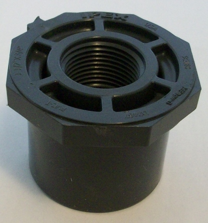 PVC Schedule 80 female bushing Glue toThreaded | heading-21-sch80 ...