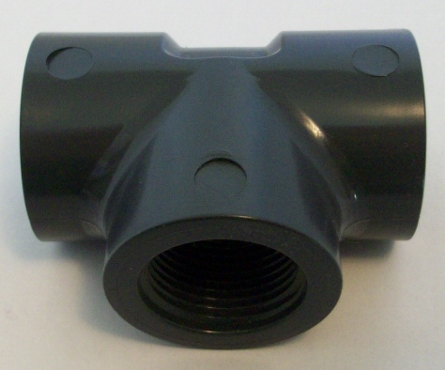 PVC Schedule 80 tee, threaded | heading-21-sch80-tee-threaded
