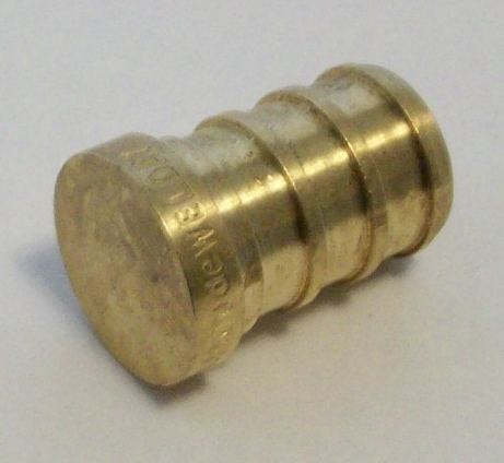 PEX crimp plug, lead free