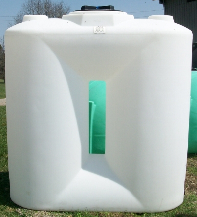 400 plastic free standing tank