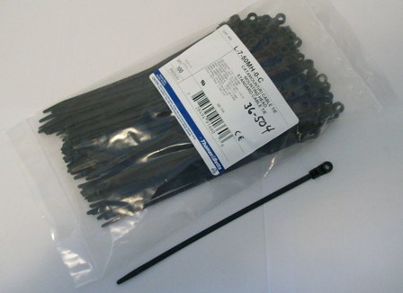 7" plastic tie lock strap