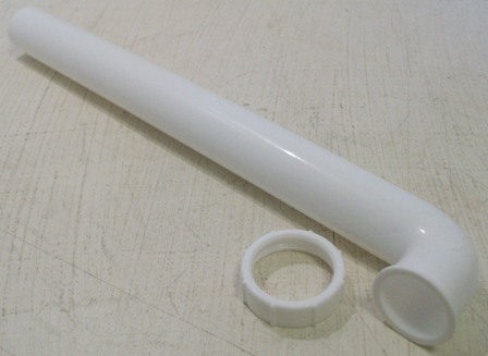 1 1/2" x 15" plastic direct waste arm
