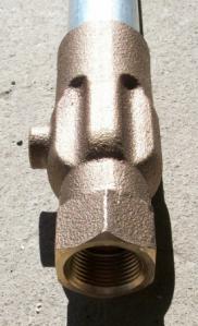 3' bury yard hydrant, lead free